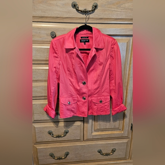 Jones New York | Jackets & Coats | Coral Jones New York Jacket | Poshmark